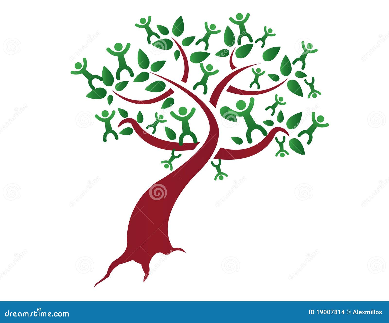 Stamboom vector illustratie. Illustration of kleinzoon - 19007814