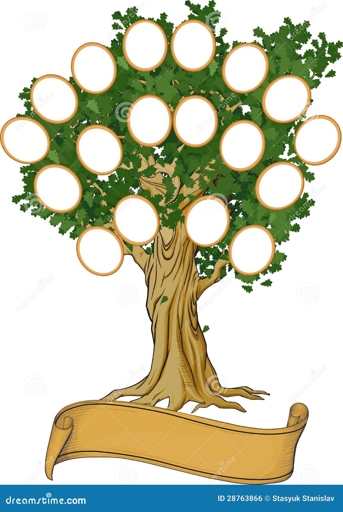 Stamboom vector illustratie. Illustration of samenvatting - 28763866