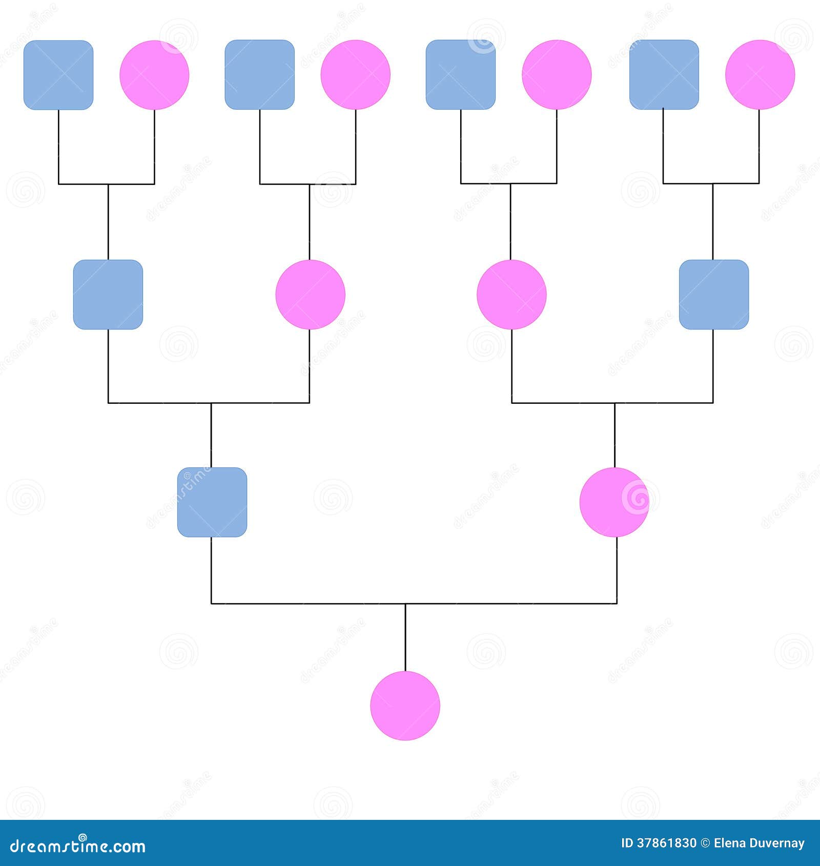 Stamboom stock illustratie. Illustration of aansluting - 37861830