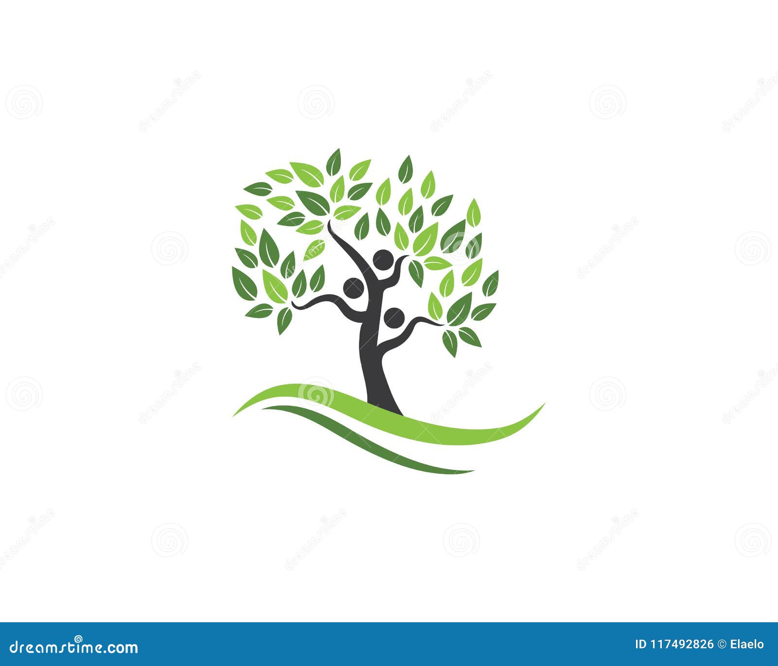 Stammbaum-Symbolikone vektor abbildung. Illustration von gruppe - 117492826