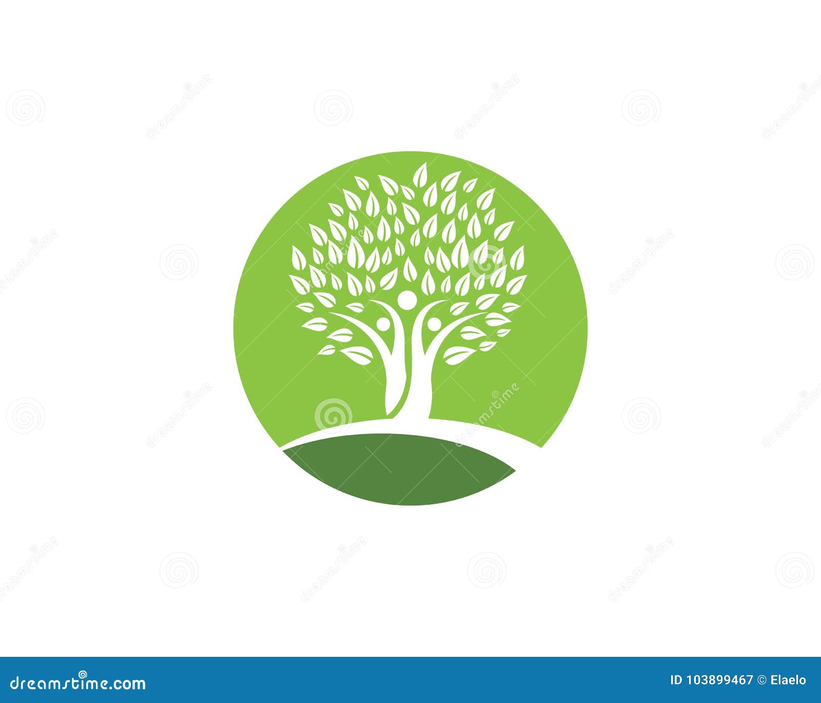 Stammbaum-Symbolikonendesign Vektor Abbildung - Illustration von ...