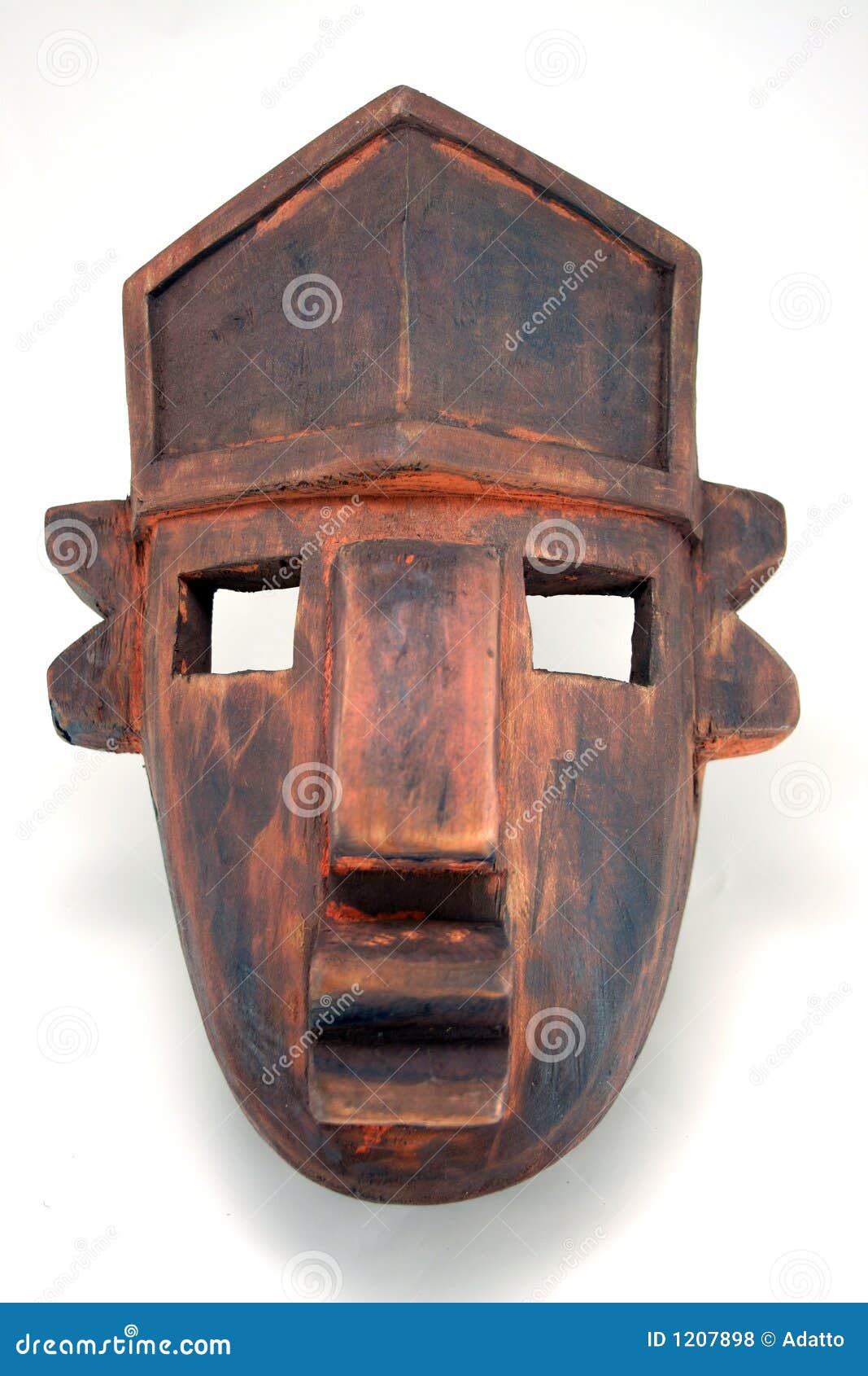 Stammen Afrikaans masker stock foto. Image of patroon - 1207898