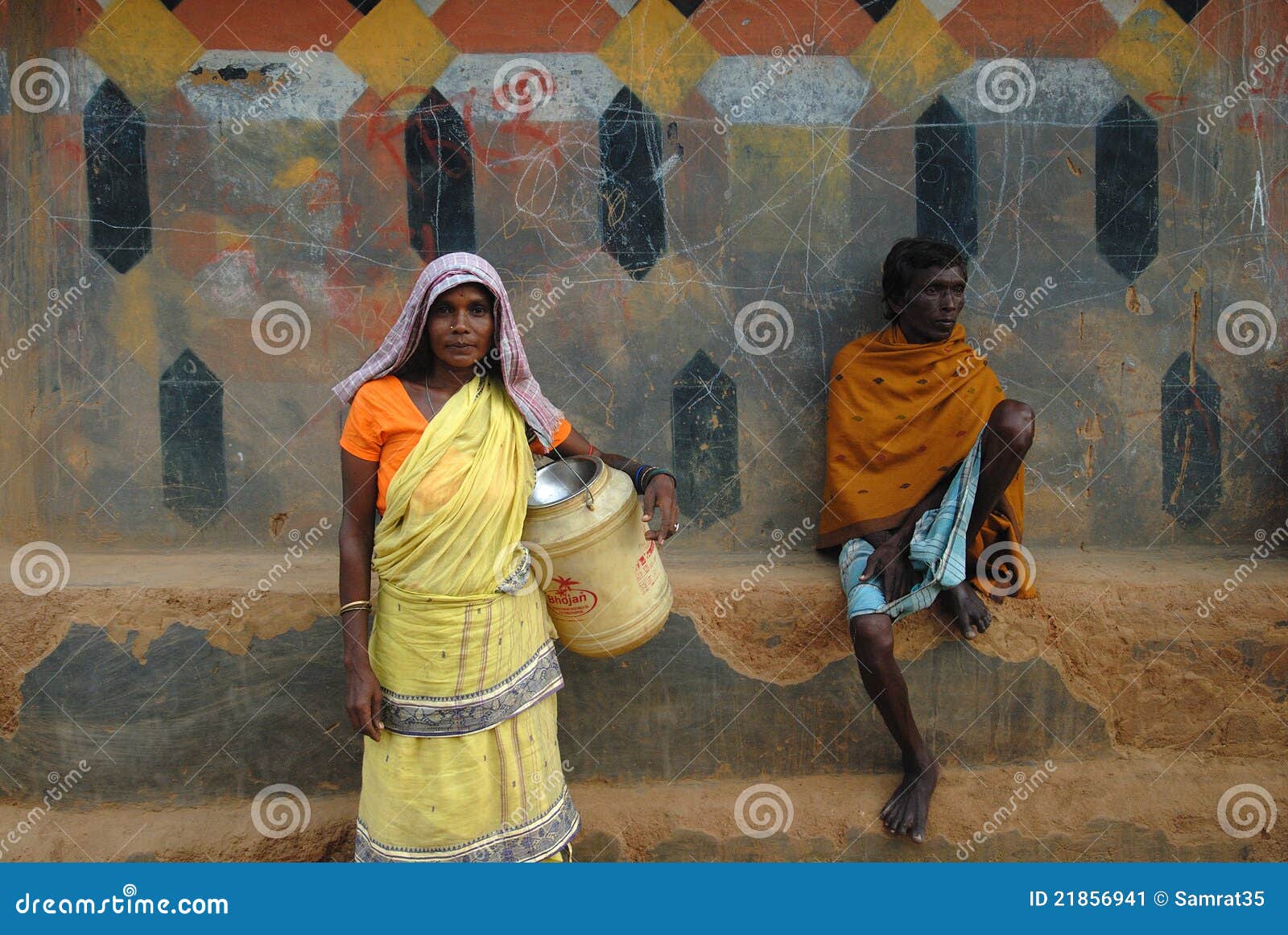 Stammen Mensen in India redactionele foto. Image of lucht - 21856941