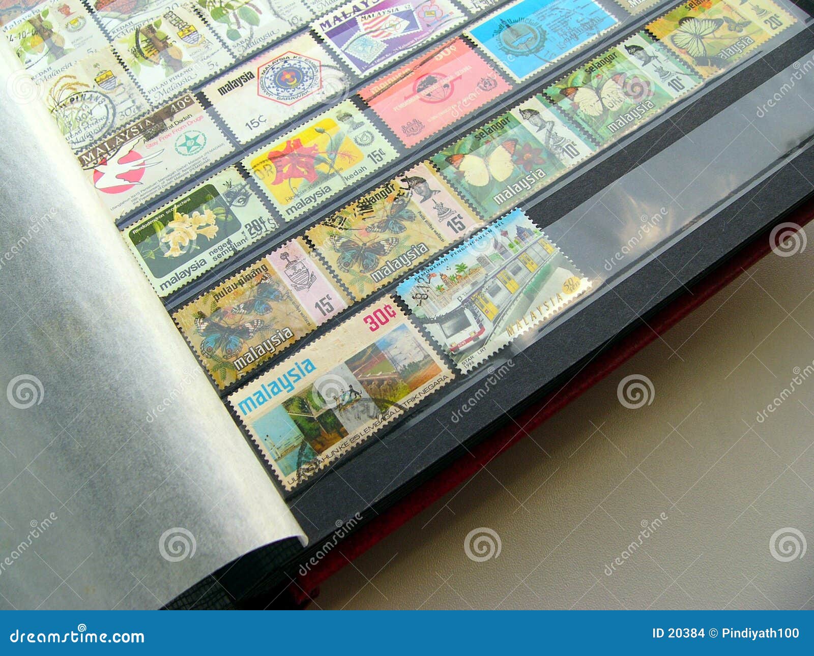 Stamp Album editorial stock image. Image of postage, perspective - 20384