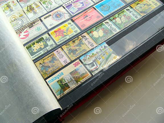 Stamp Album editorial stock image. Image of postage, perspective - 20384