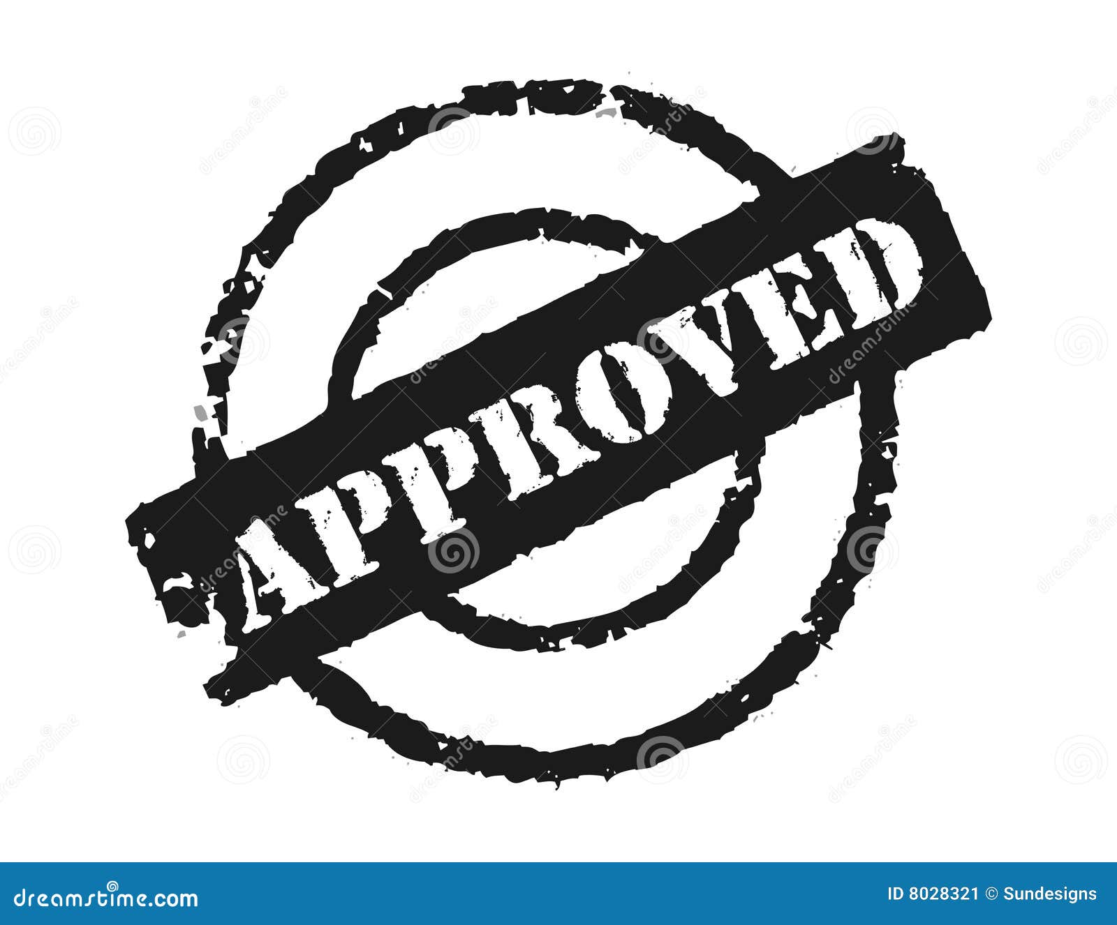 Stamp Approved stock illustration. Illustration of isolated - 8028321
