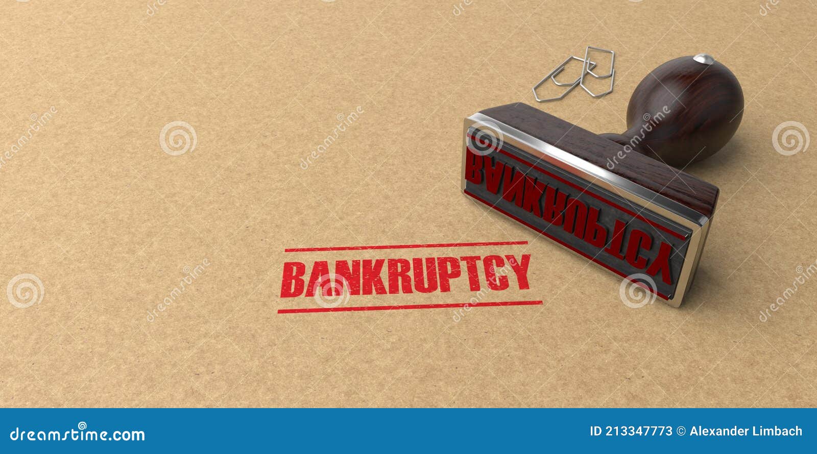 Stamp Bankruptcy stock illustration. Illustration of liquidity - 213347773