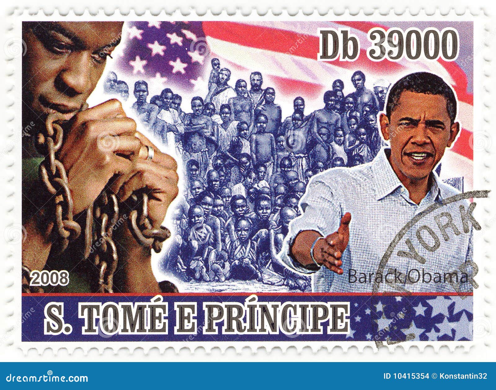 Stamp with Barack Obama editorial stock image. Image of patriotism ...