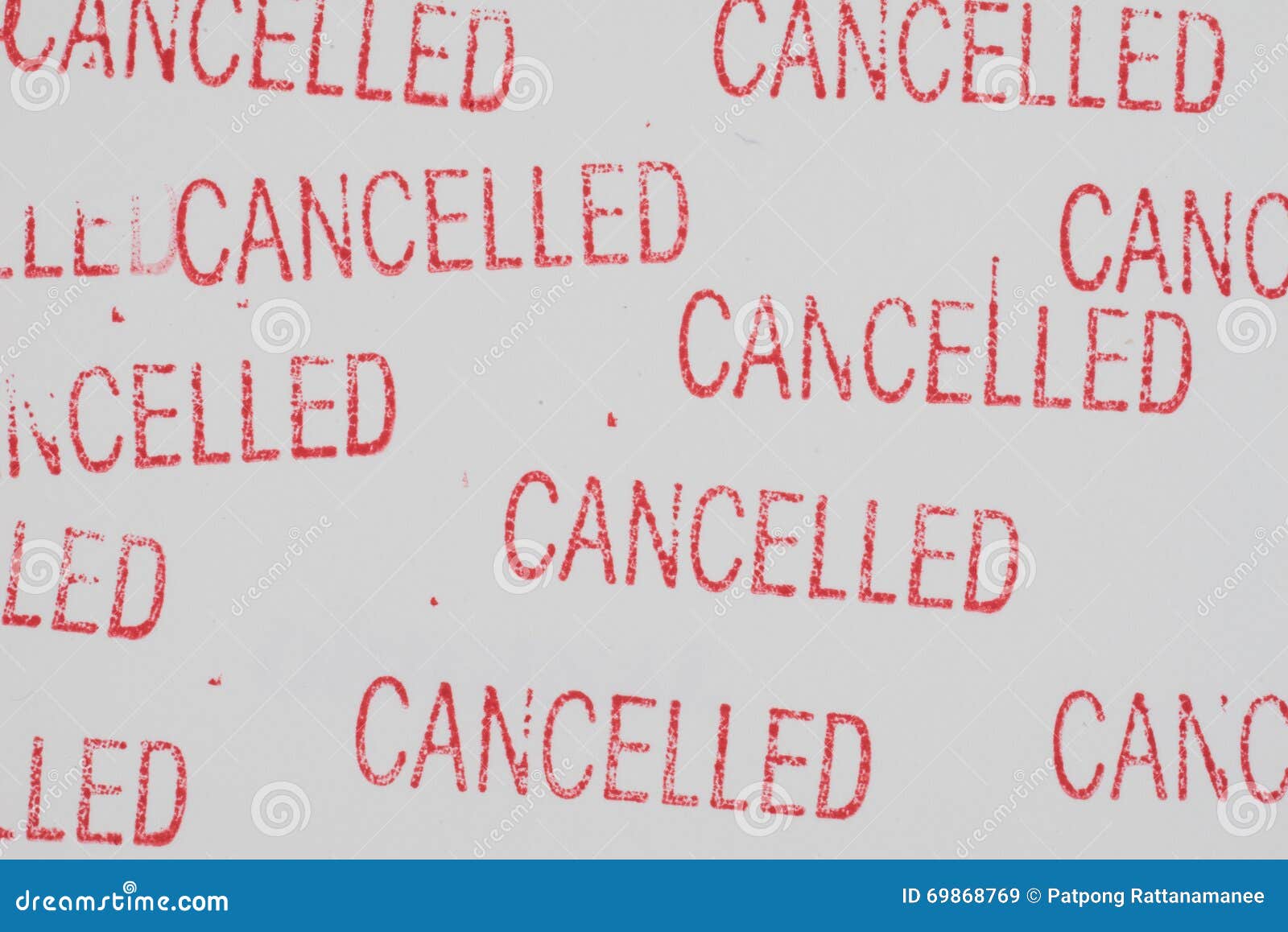 Stamp Cancelled on White Paper Stock Image - Image of stamp, stationery ...