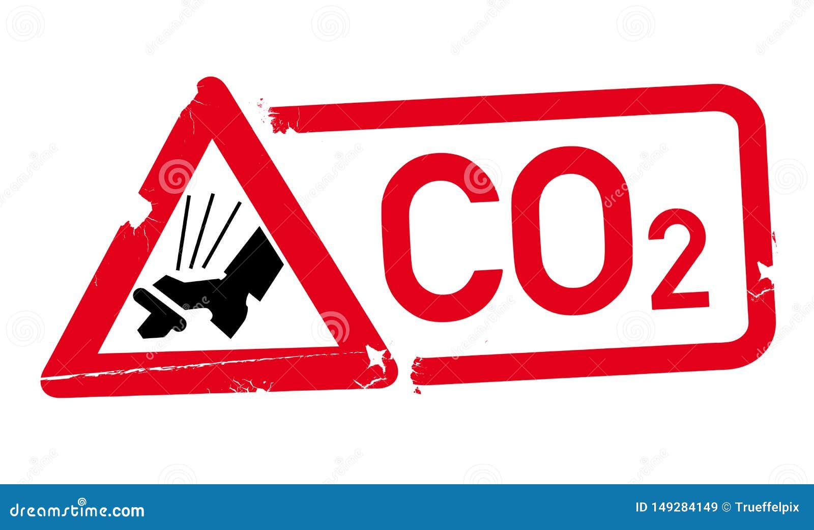 Stamp CO2 Icon. Reduce Co2 Emissions Stock Vector - Illustration of ...