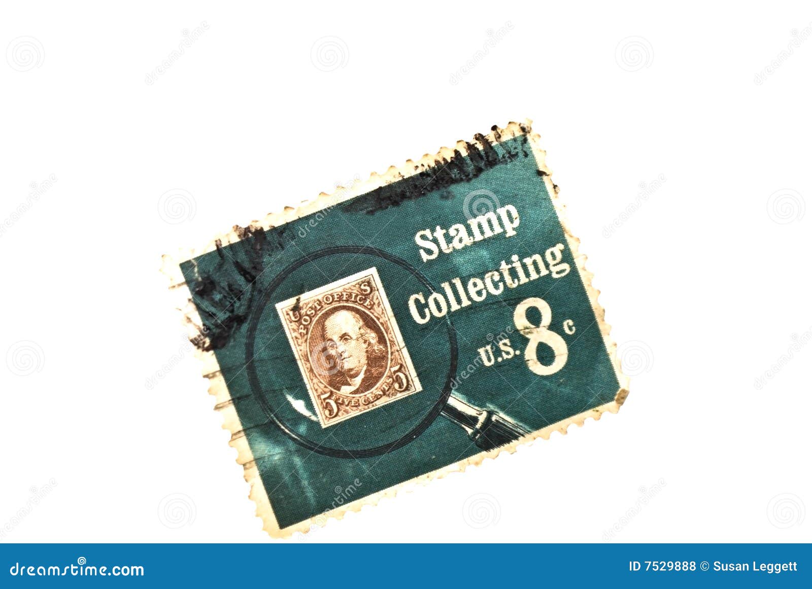 Stamp Collecting editorial stock photo. Image of magnify - 7529888