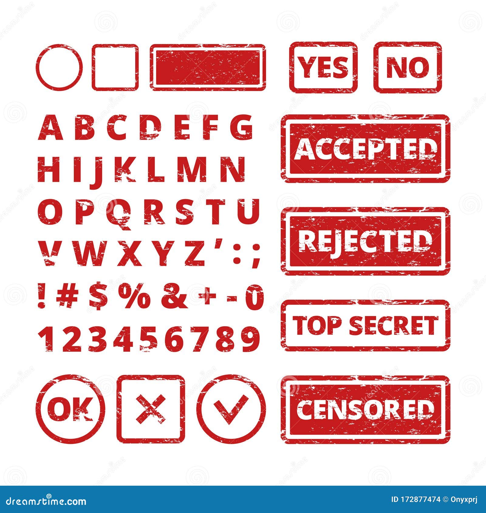 Rejected, Approved Badge. Vector. Rejected, Approved Stamp Icon ...