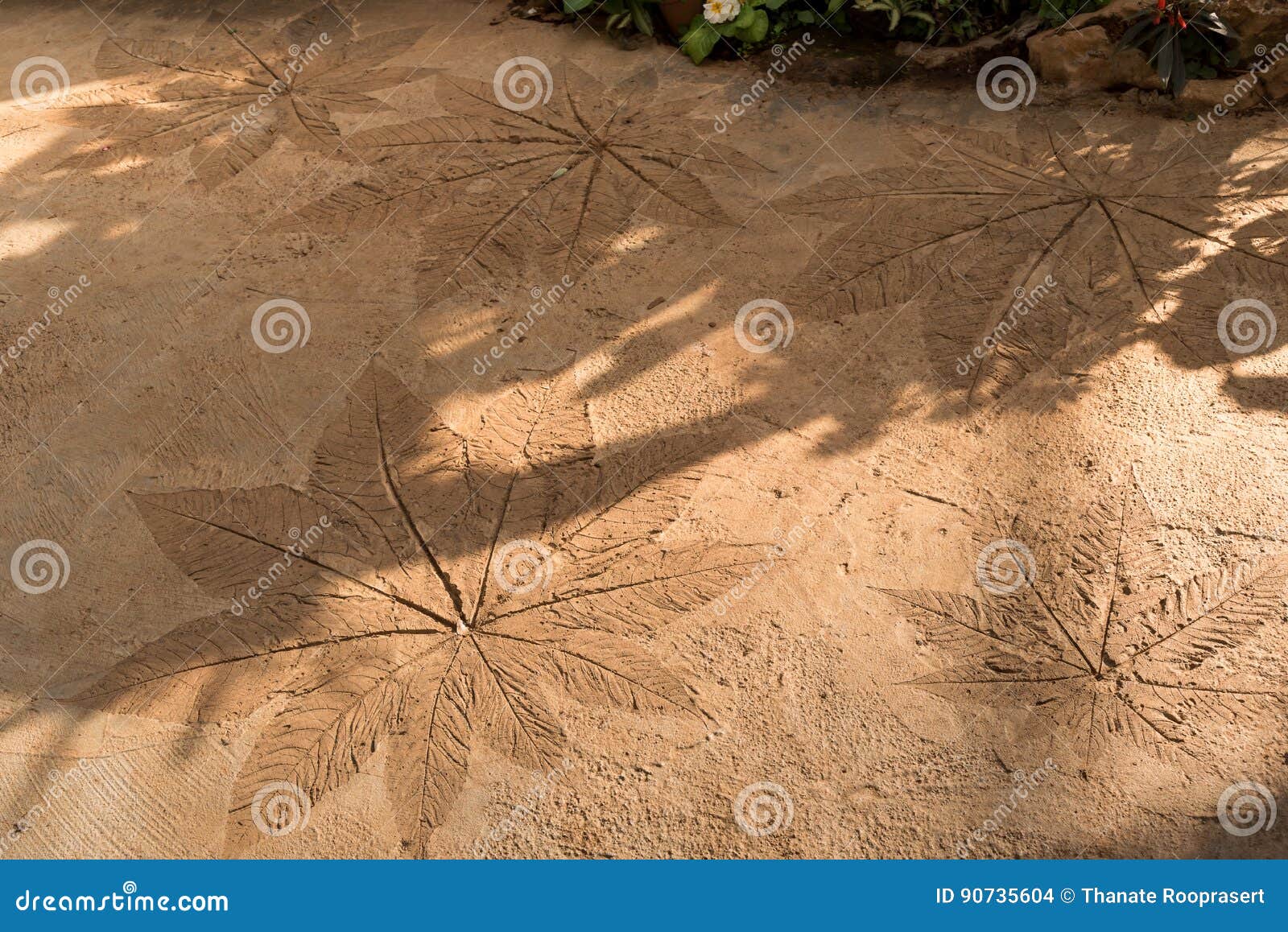 Stamp Concrete Texture Pattern and Background. Stock Photo - Image of ...