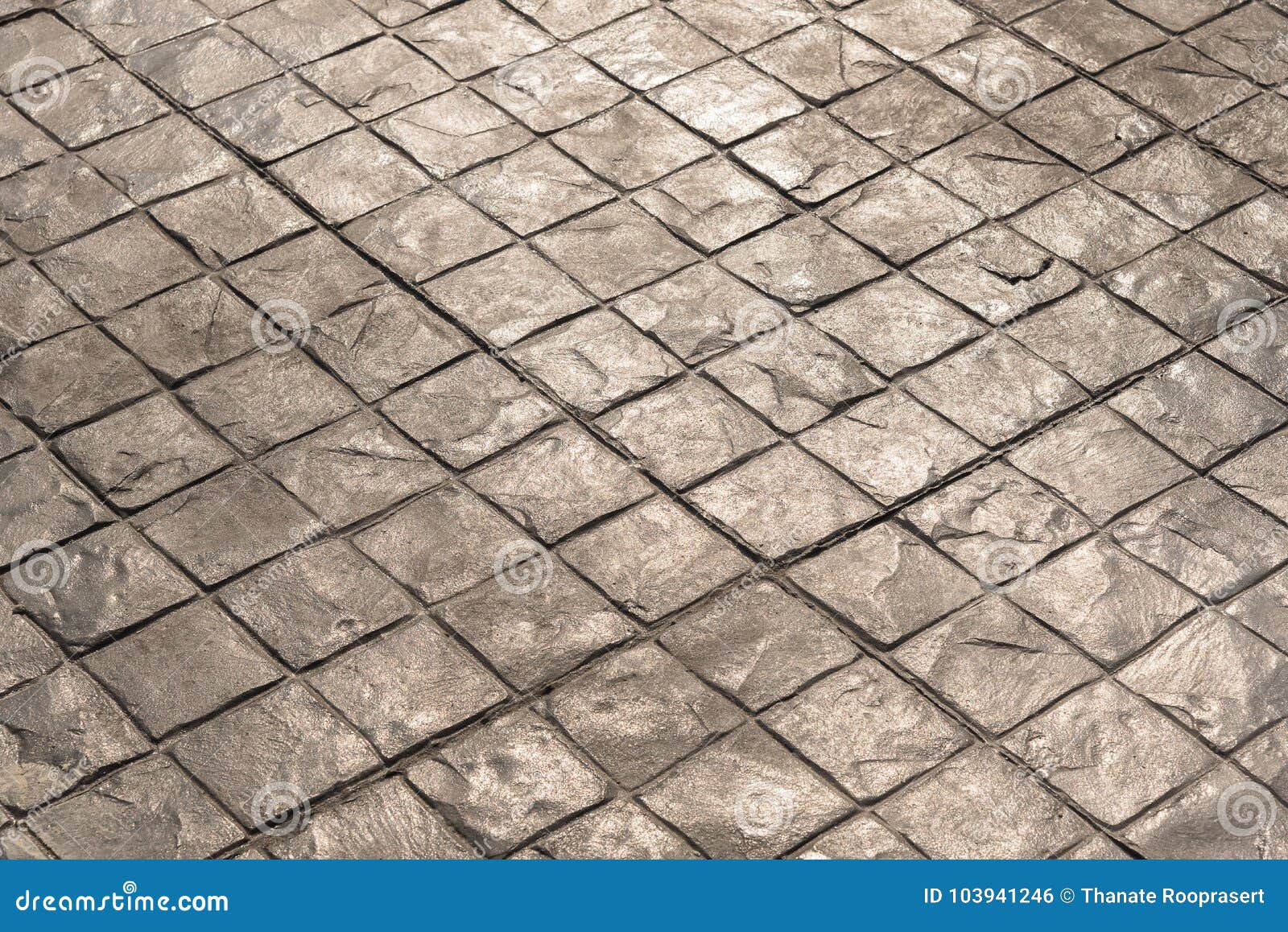 Stamp Concrete Texture Pattern and Background. Stock Photo - Image of ...