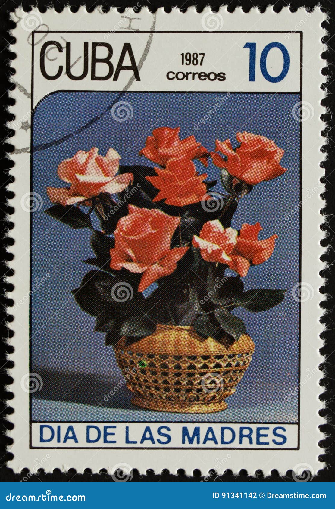 Stamp editorial photography. Illustration of botanical - 91341142