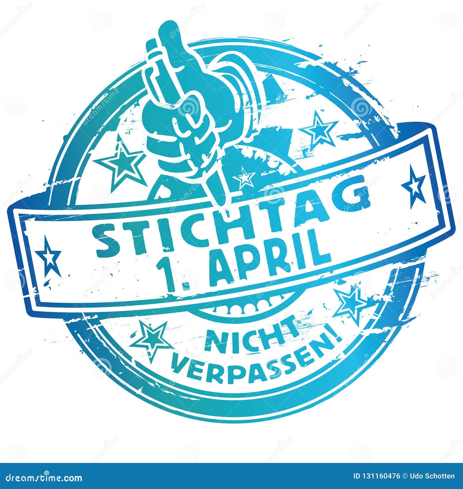 Stamp Deadline on the First April Stock Vector - Illustration of ...