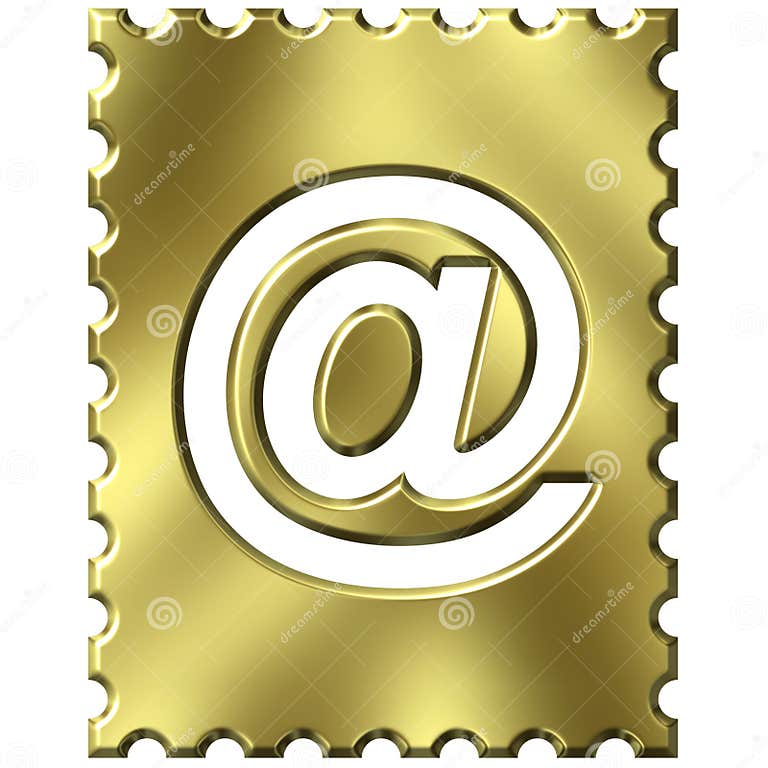 Stamp with email symbol stock illustration. Illustration of reply - 3464700