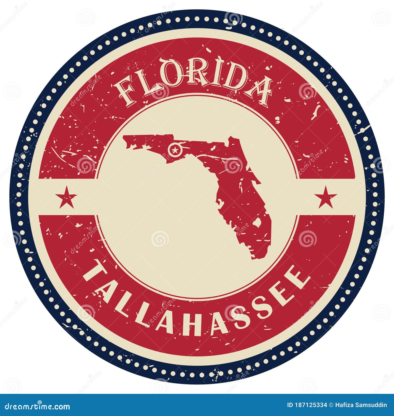 Stamp of Florida State. Vector Illustration Decorative Design Stock ...