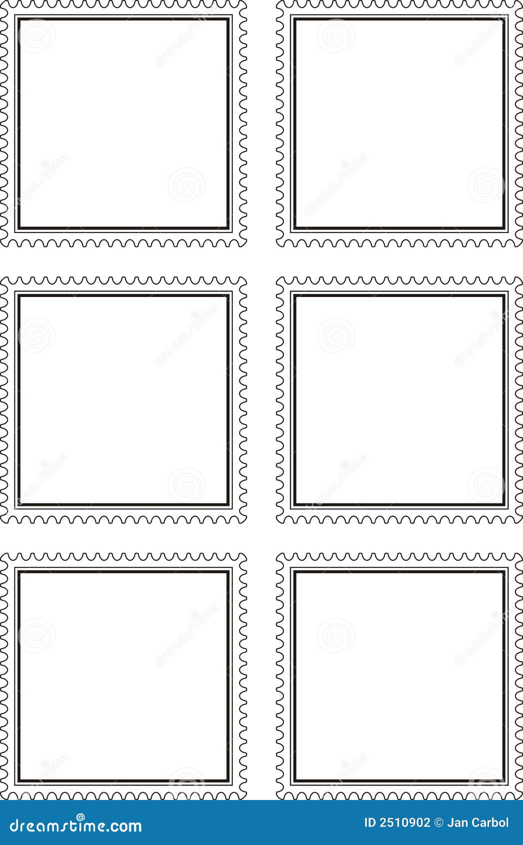 Stamp Frames stock vector. Illustration of rusty, historic - 2510902