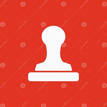 The Stamp Icon. Cliche Symbol Stock Vector - Illustration of agreement ...