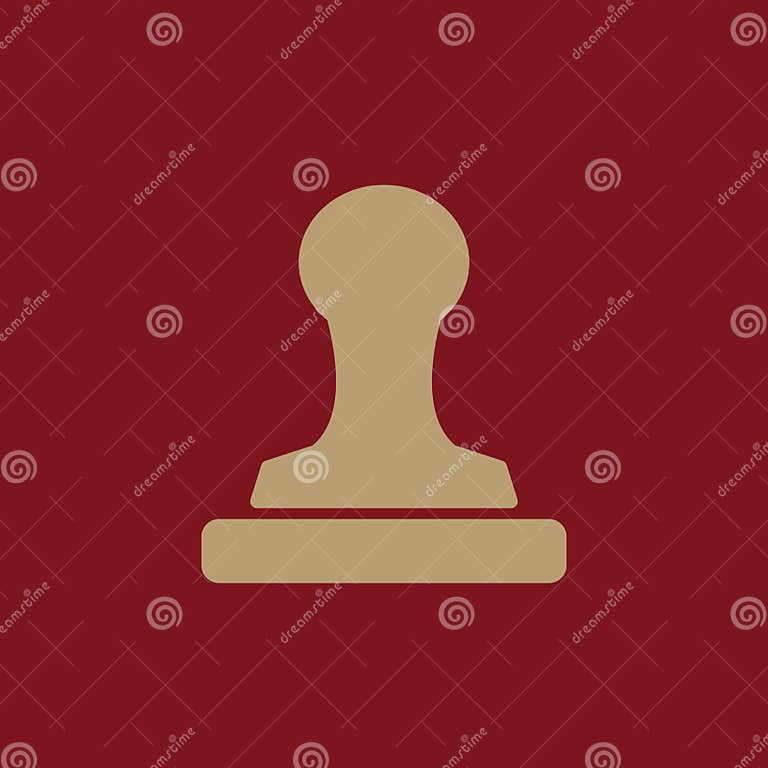 The Stamp Icon. Cliche Symbol Stock Vector - Illustration of icon ...