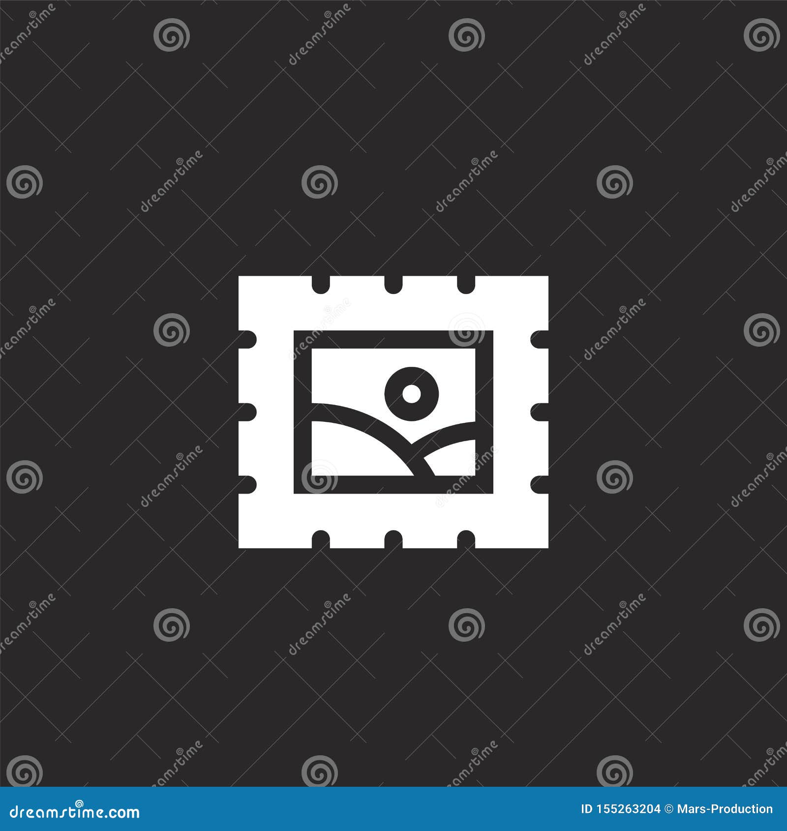 Stamp Icon. Filled Stamp Icon for Website Design and Mobile, App ...