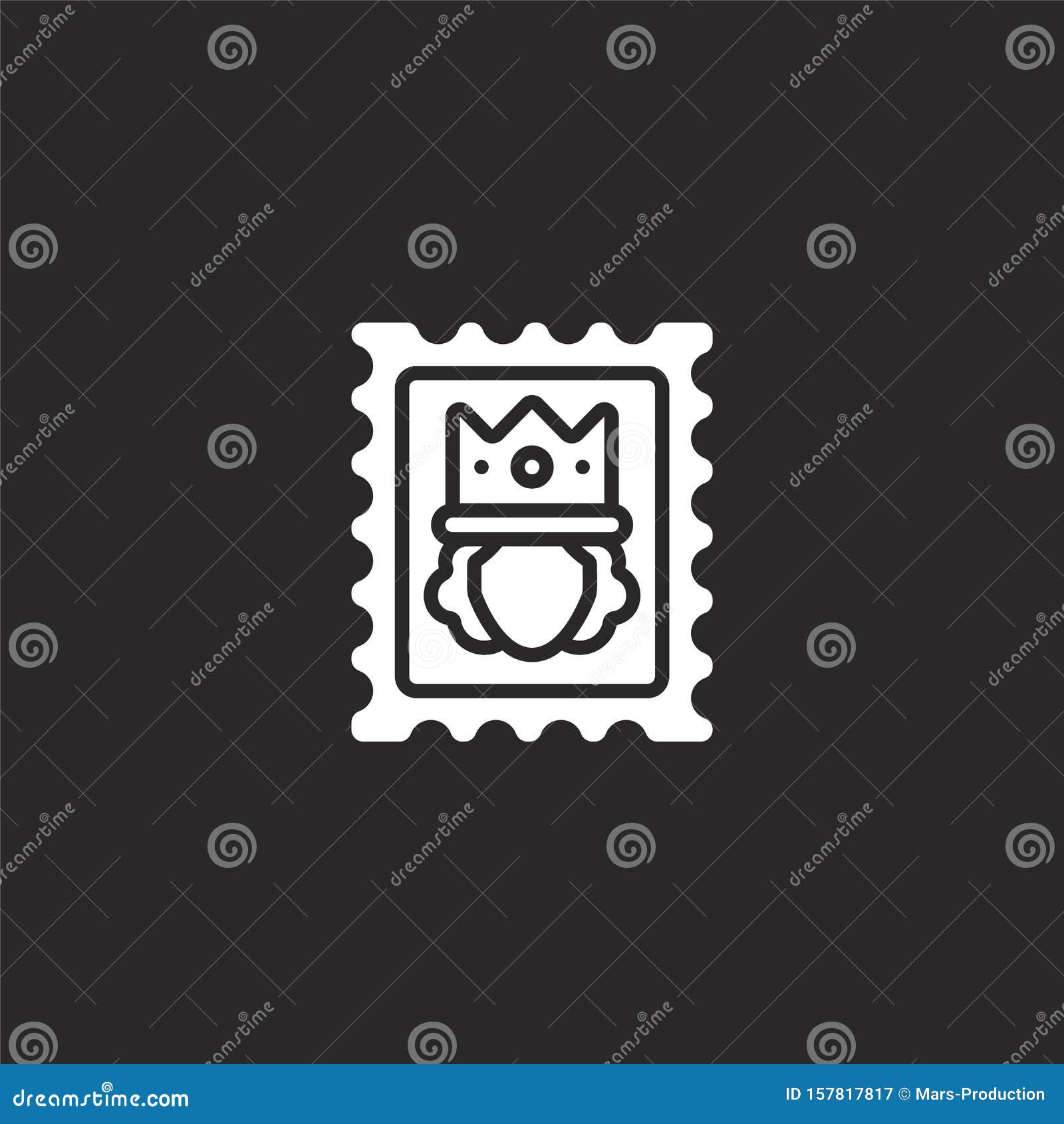Stamp Icon. Filled Stamp Icon for Website Design and Mobile, App ...