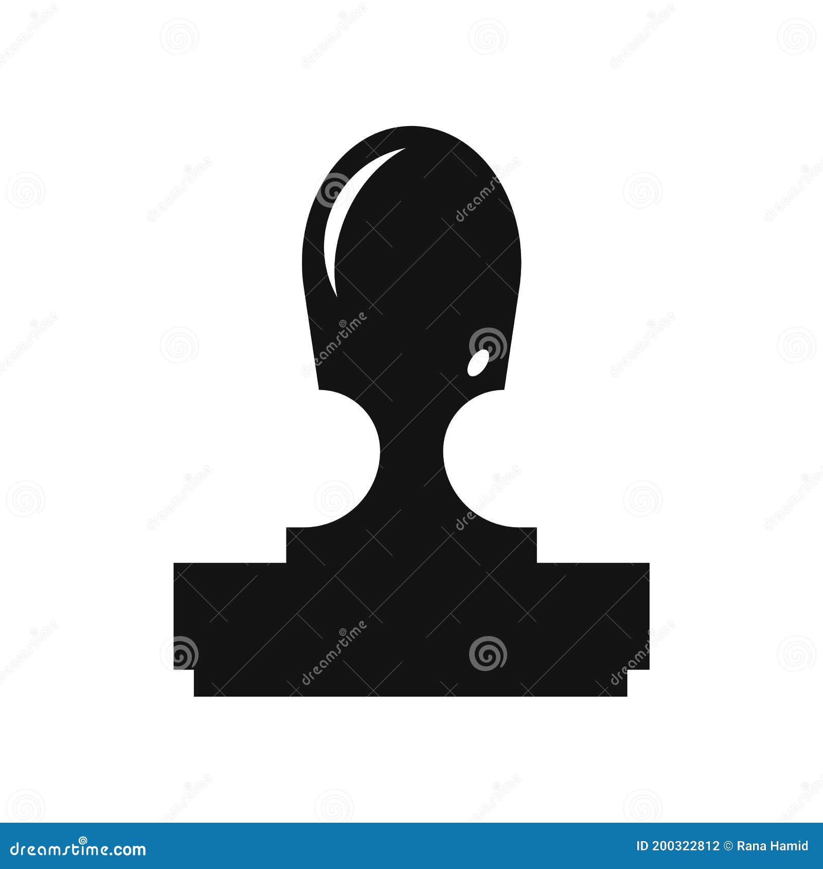 Stamp Icon Trendy Black Isolated Vector Illustration Stock Vector ...