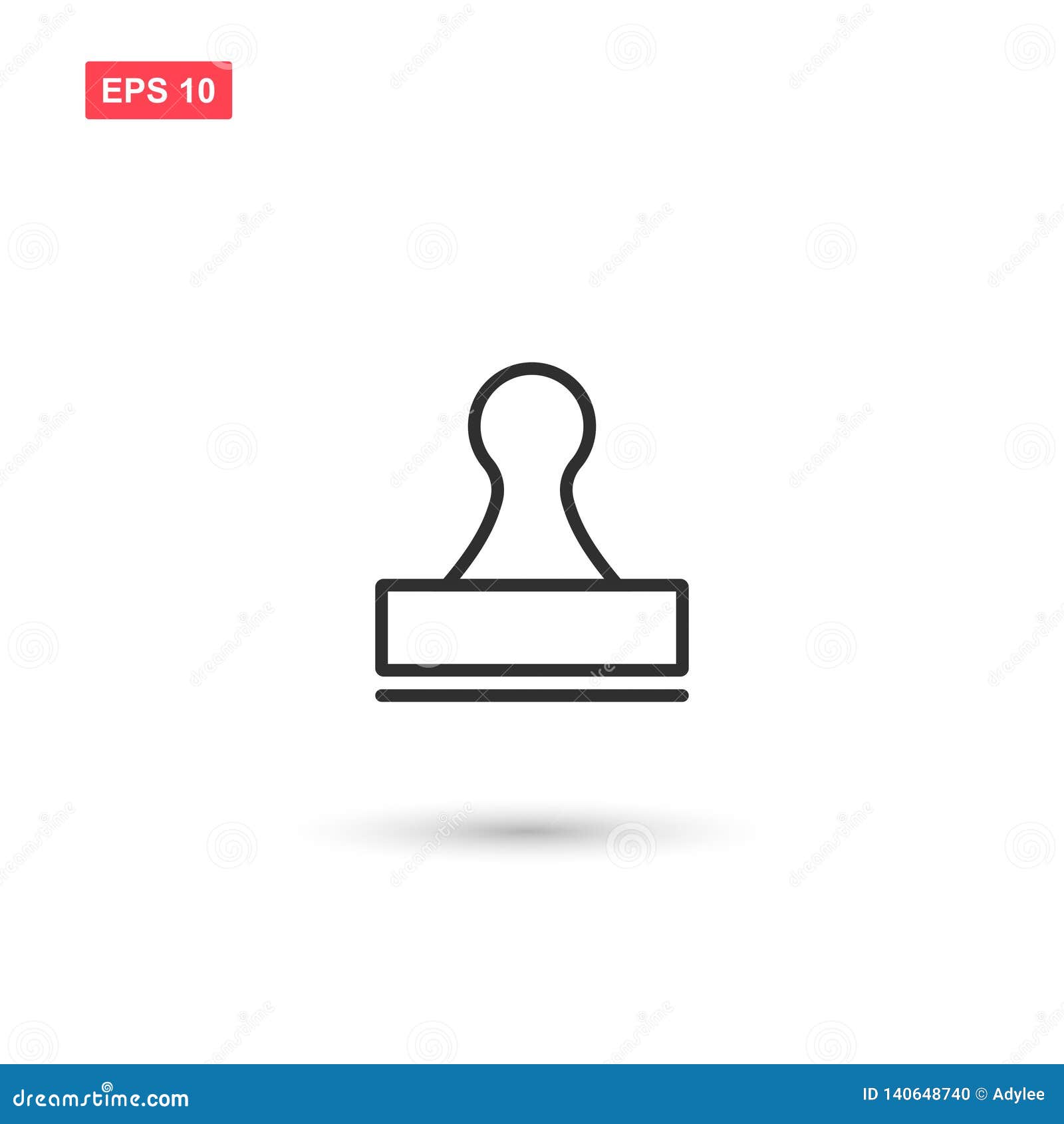 Stamp Icon Vector Isolated 2 Stock Vector - Illustration of approve ...