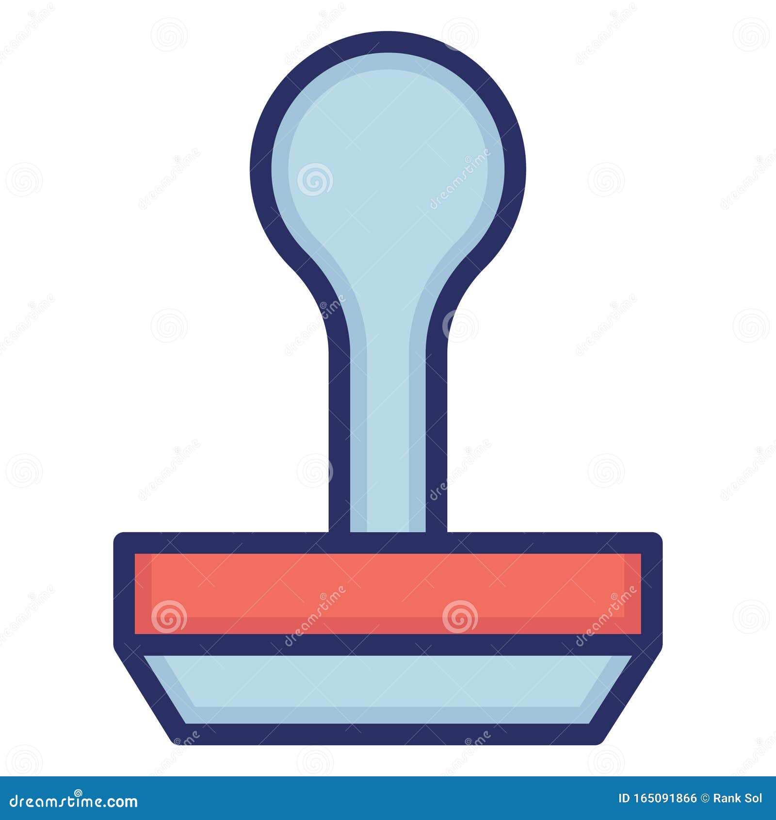 Stamp Isolated Vector Icon Which Can Easily Modify or Edit Stock ...