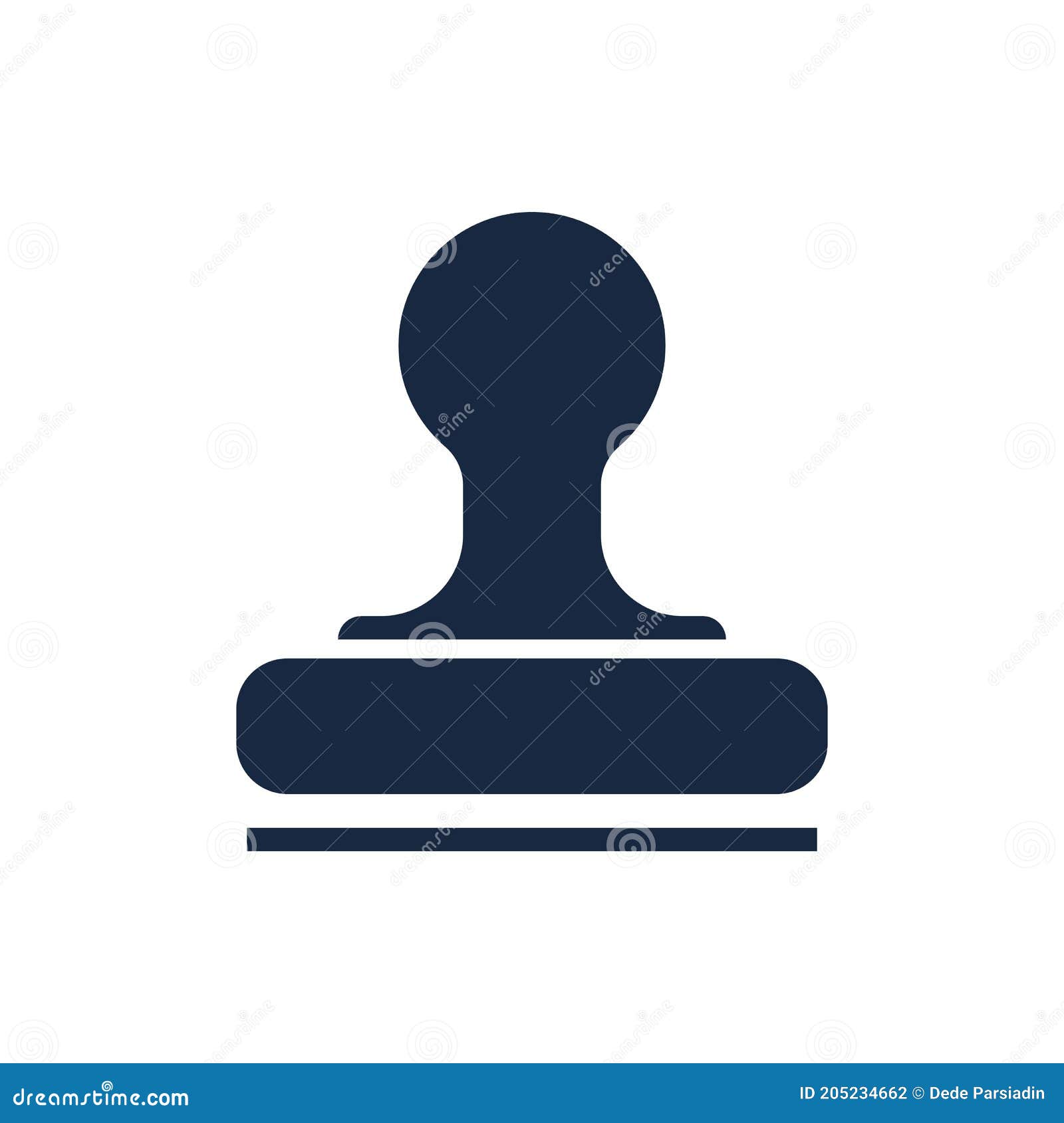 Stamp stock vector. Illustration of approved, public - 205234662