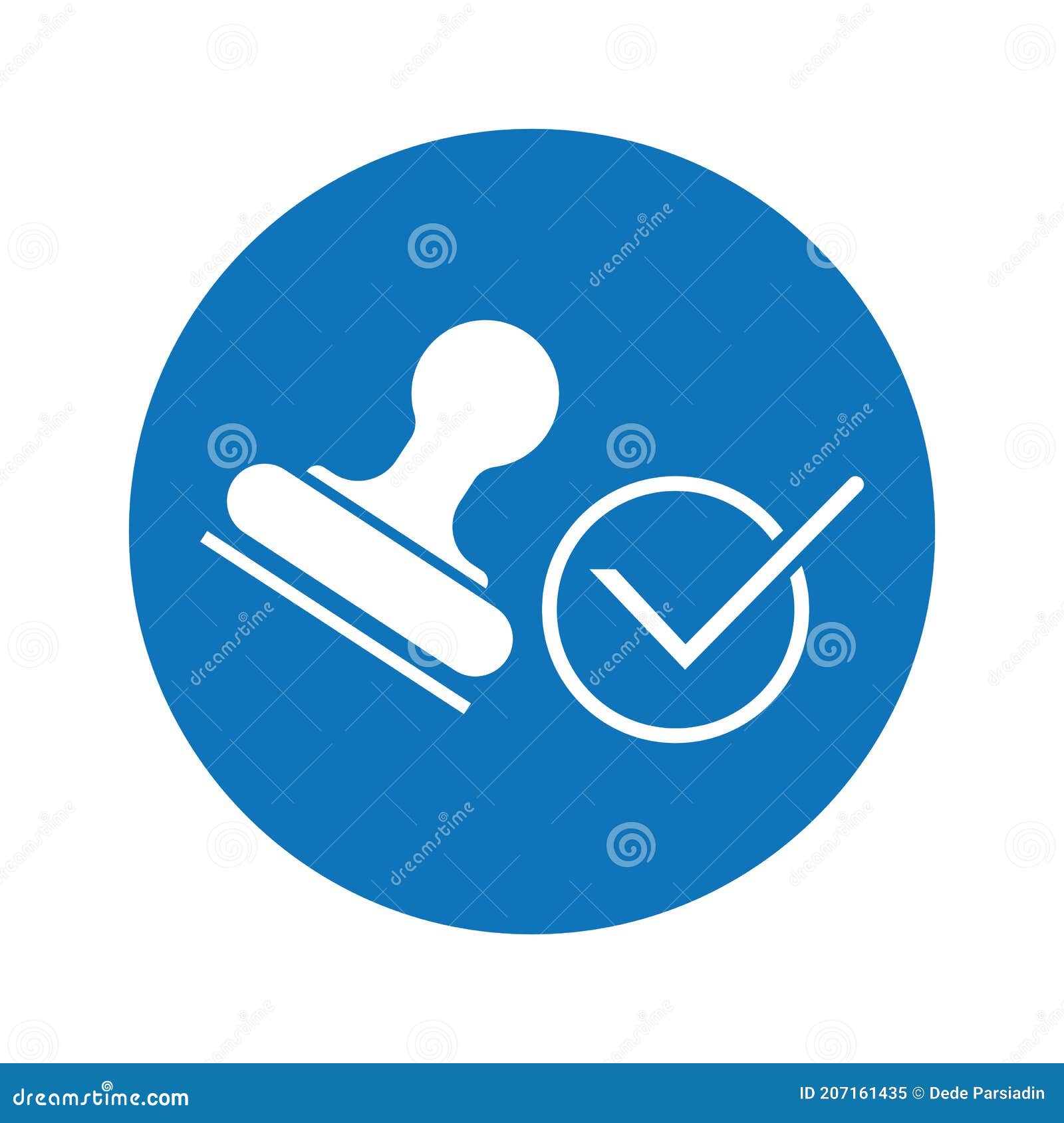 Stamp stock illustration. Illustration of paperwork - 207161435