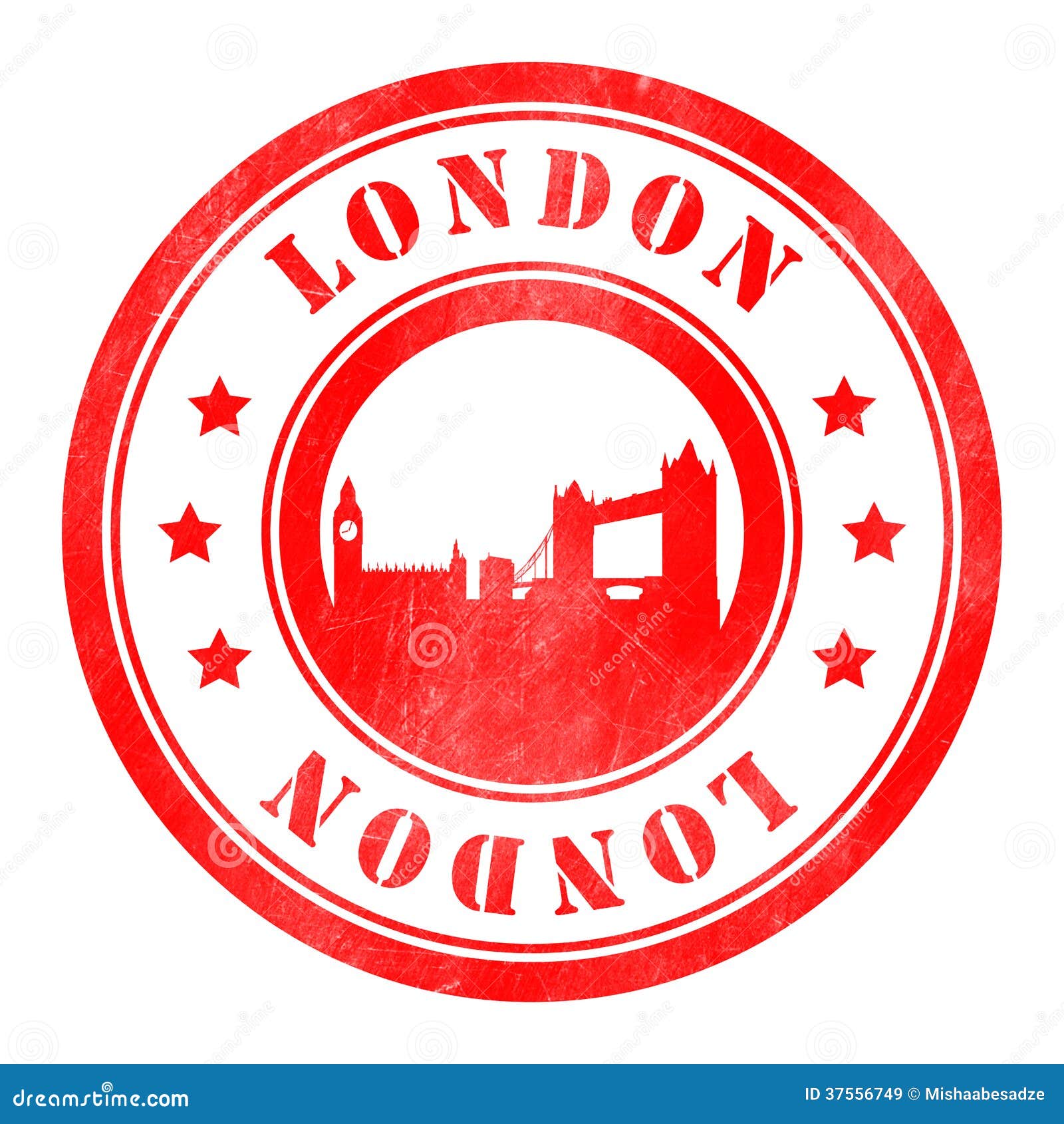 Stamp of London stock illustration. Illustration of watermark - 37556749