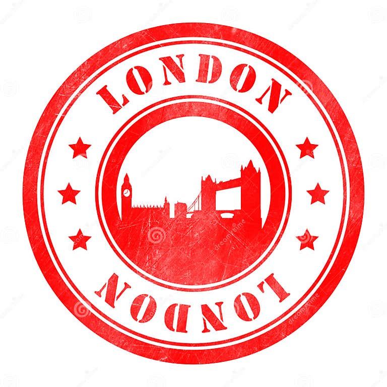 Stamp of London stock illustration. Illustration of watermark - 37556749