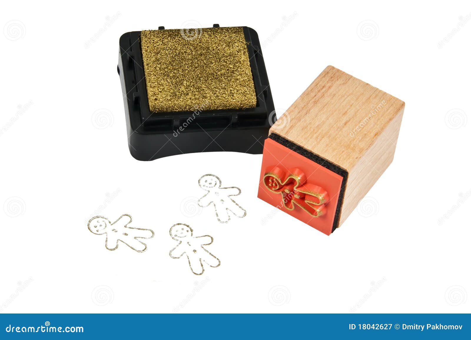 Stamp with a pad stock image. Image of stamp, scrapbooking - 18042627