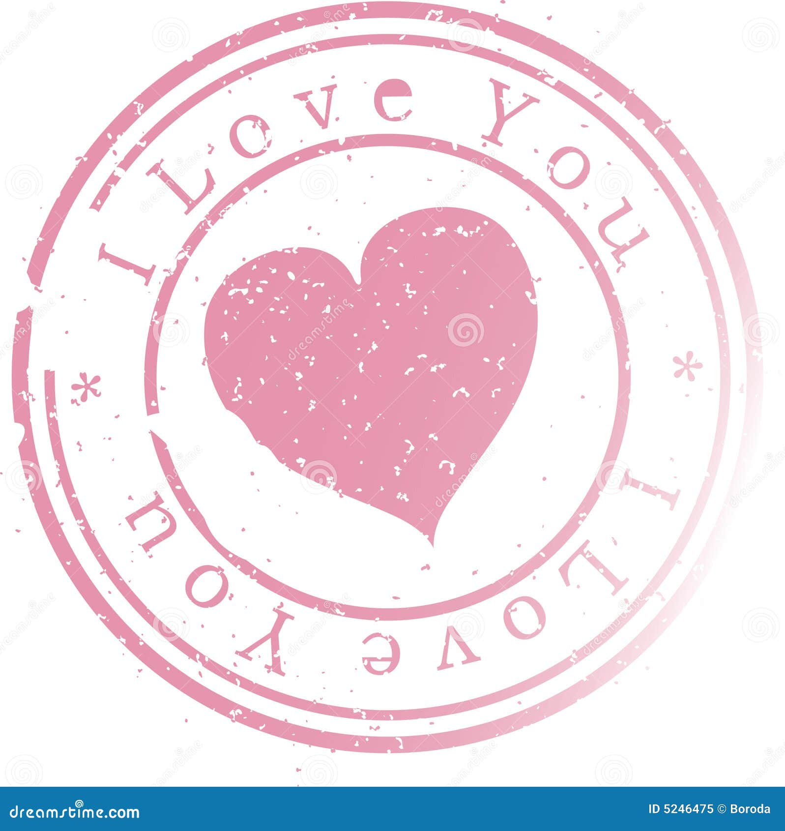 Stamp. Pink. stock vector. Illustration of lady, text - 5246475