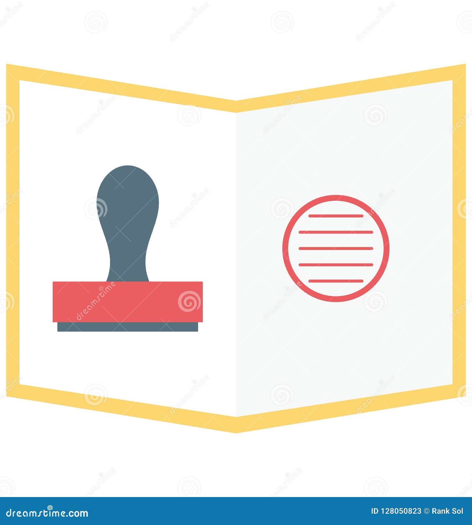 Stamp, Postage Stamp Isolated Vector Icon Which Can Be Easily Edit or ...