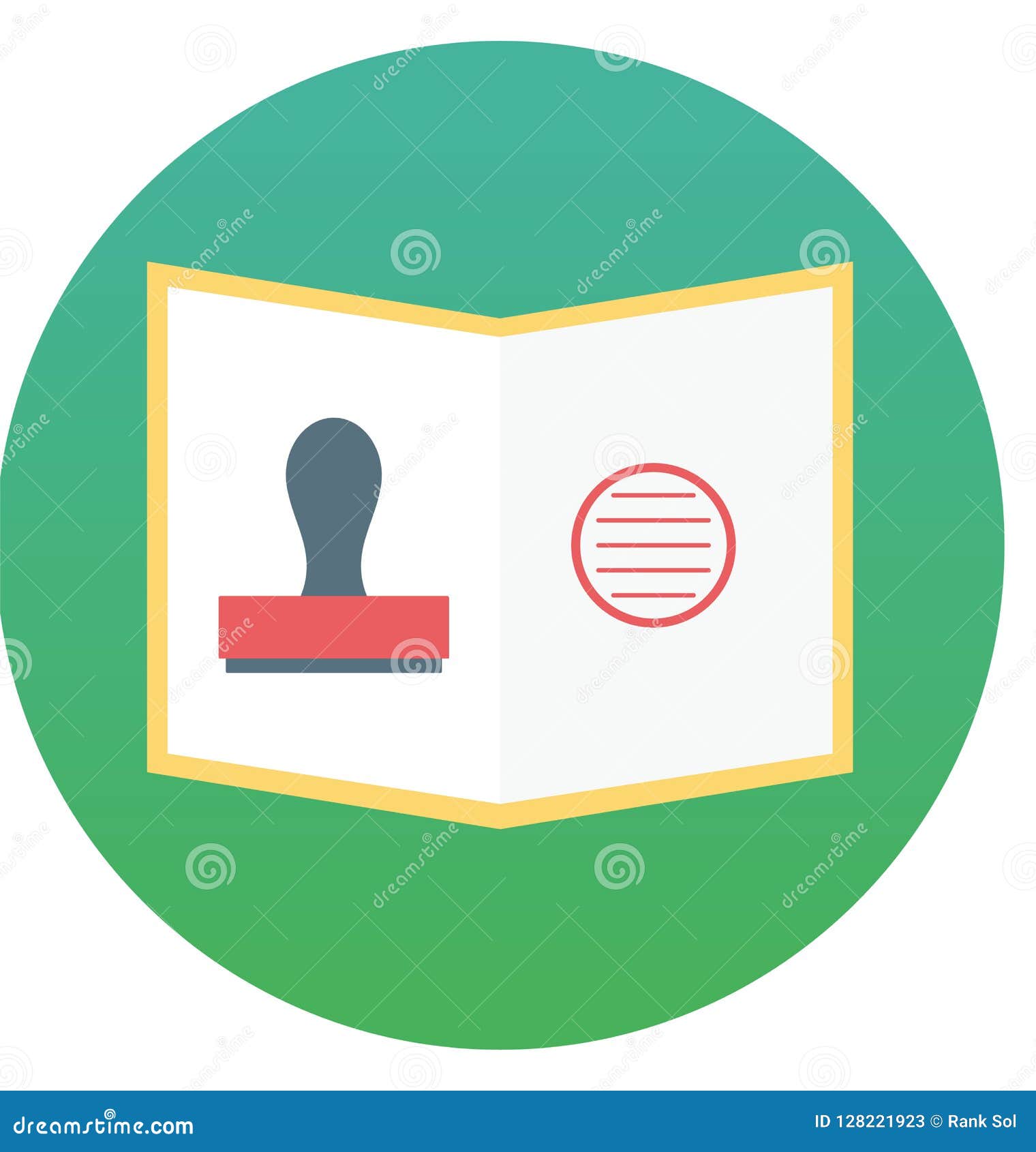 Stamp, Postage Stamp Isolated Vector Icon Which Can Be Easily Edit or ...