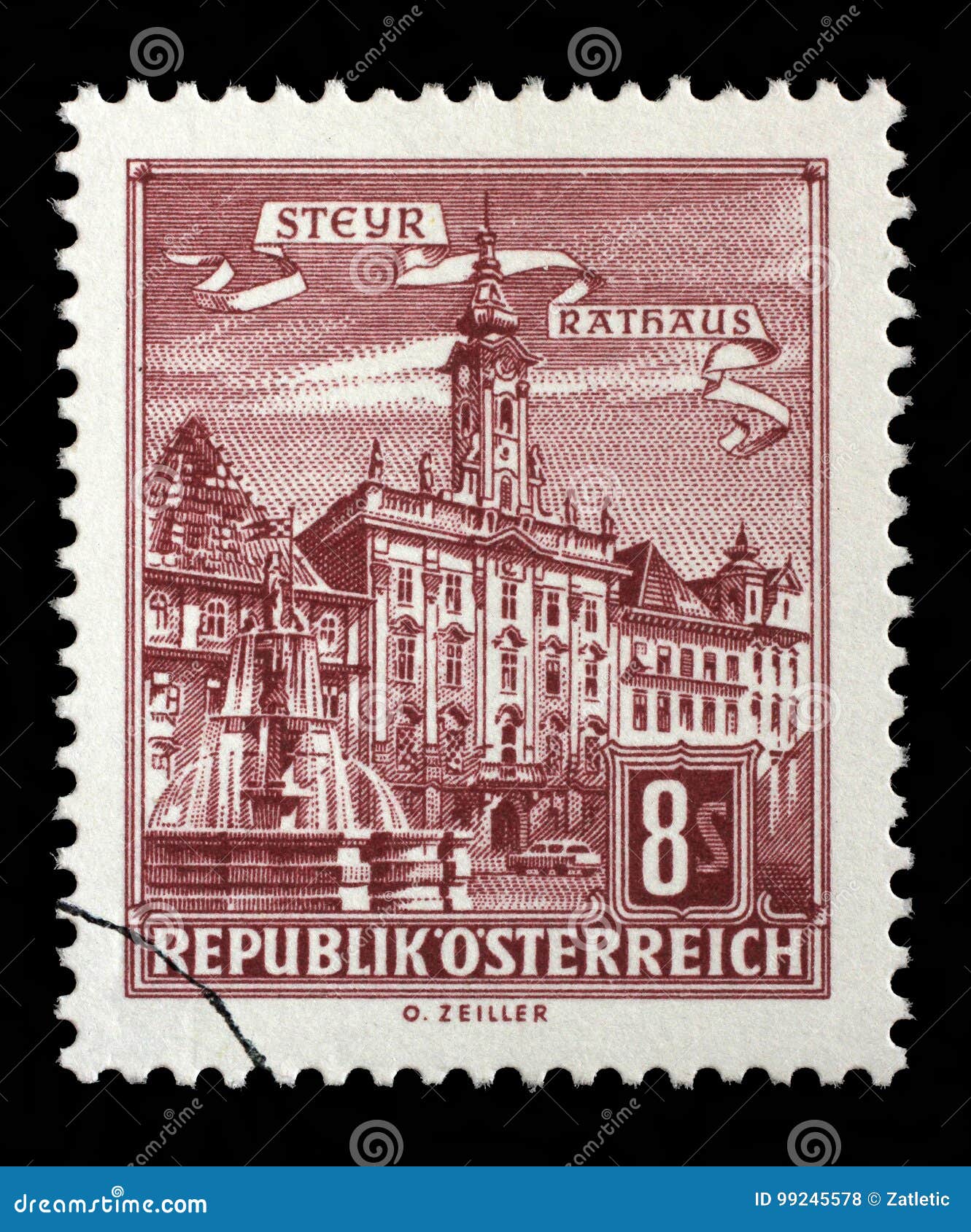 Stamp Printed in Austria Shows City Hall, Steyr Editorial Stock Photo ... Stamp Printed in Austria Shows City Hall, Steyr Editorial Stock Photo ...