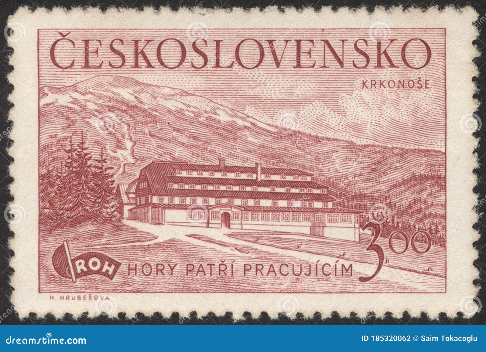 Stamp Printed in the Czechoslovakia. Stamp Printed by Czechoslovakia ...