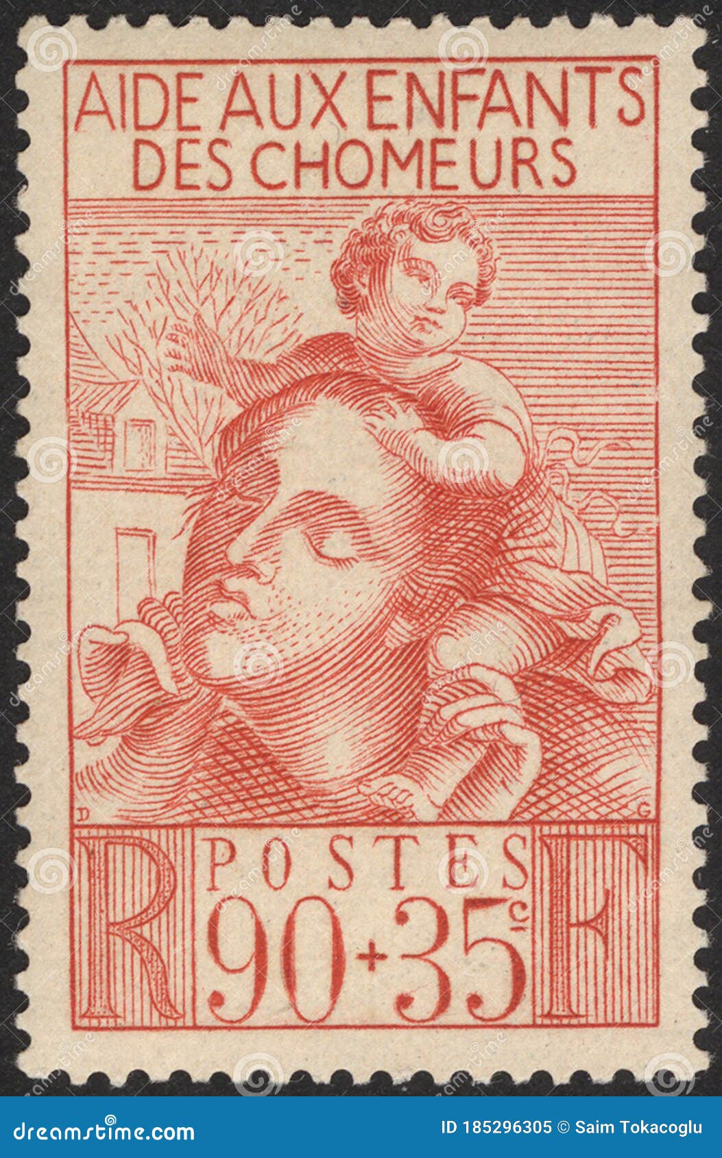 Stamp Printed in the France. Stamp Printed by France. Editorial Image ...
