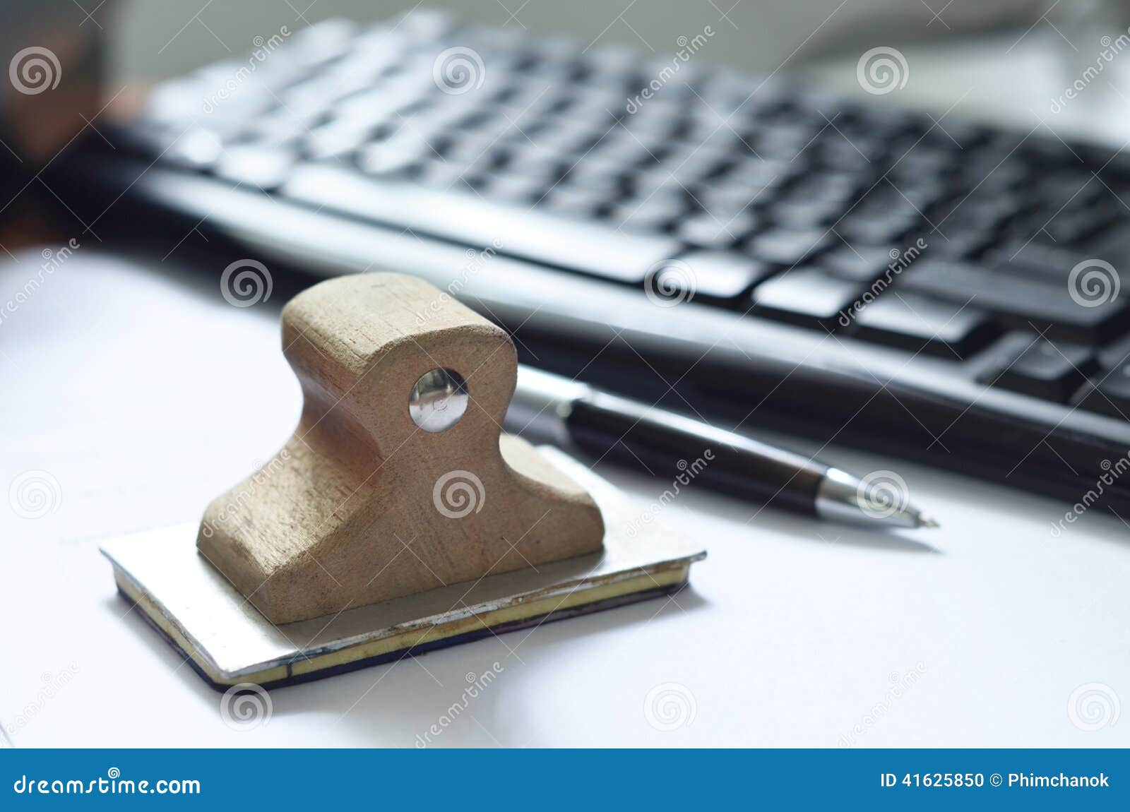 Stamp on project form stock photo. Image of business - 41625850