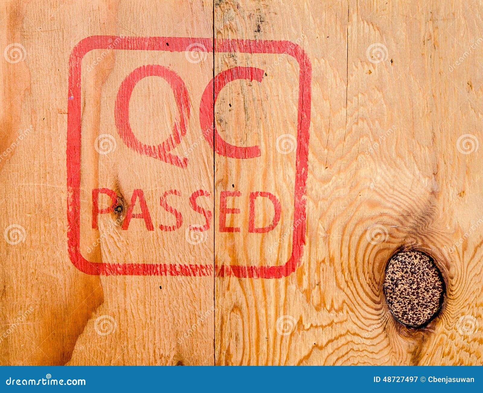 Stamp QC PASSED stock image. Image of pass, splashed - 48727497