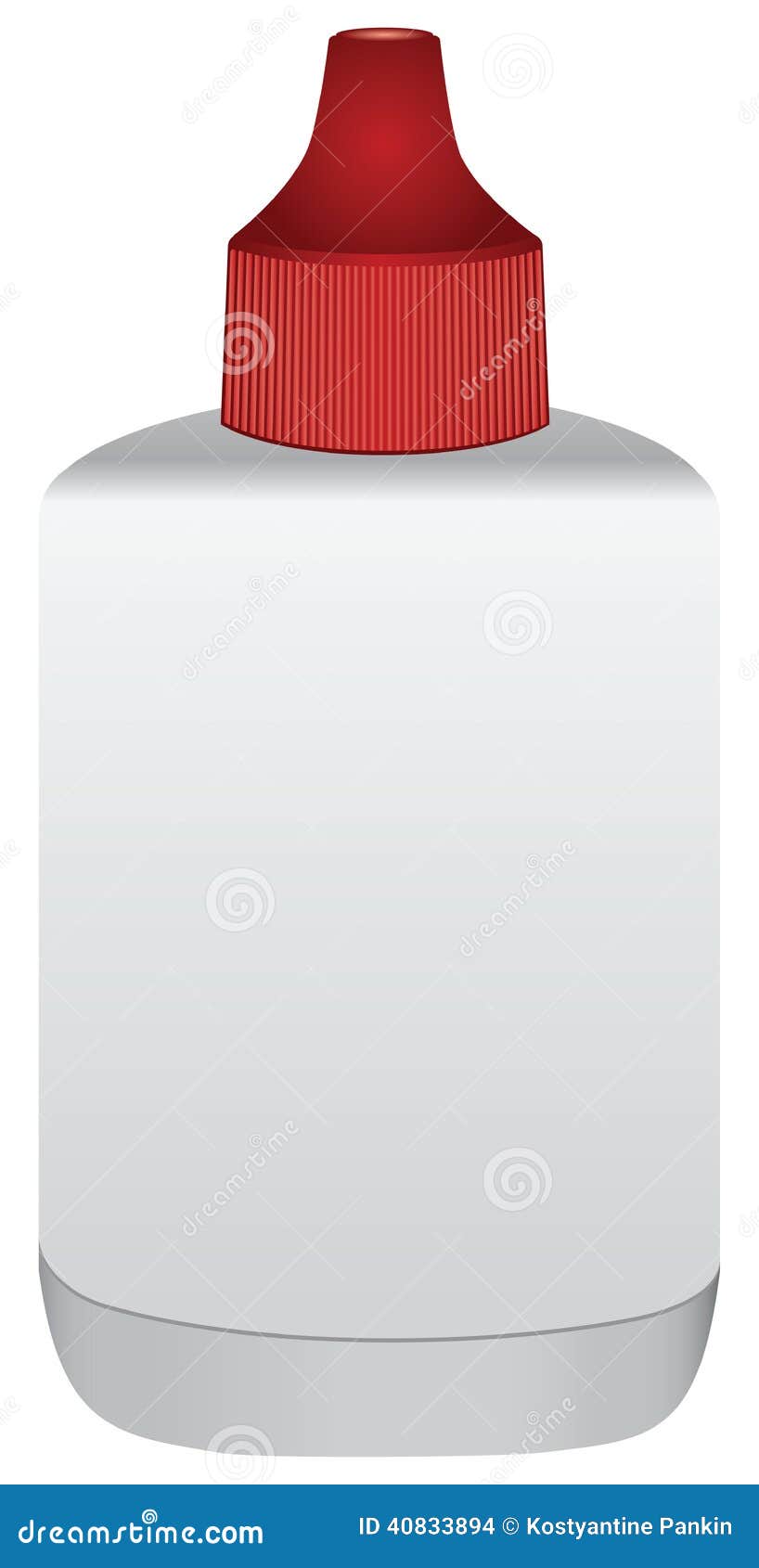 Stamp Refill Ink stock vector. Illustration of container - 40833894