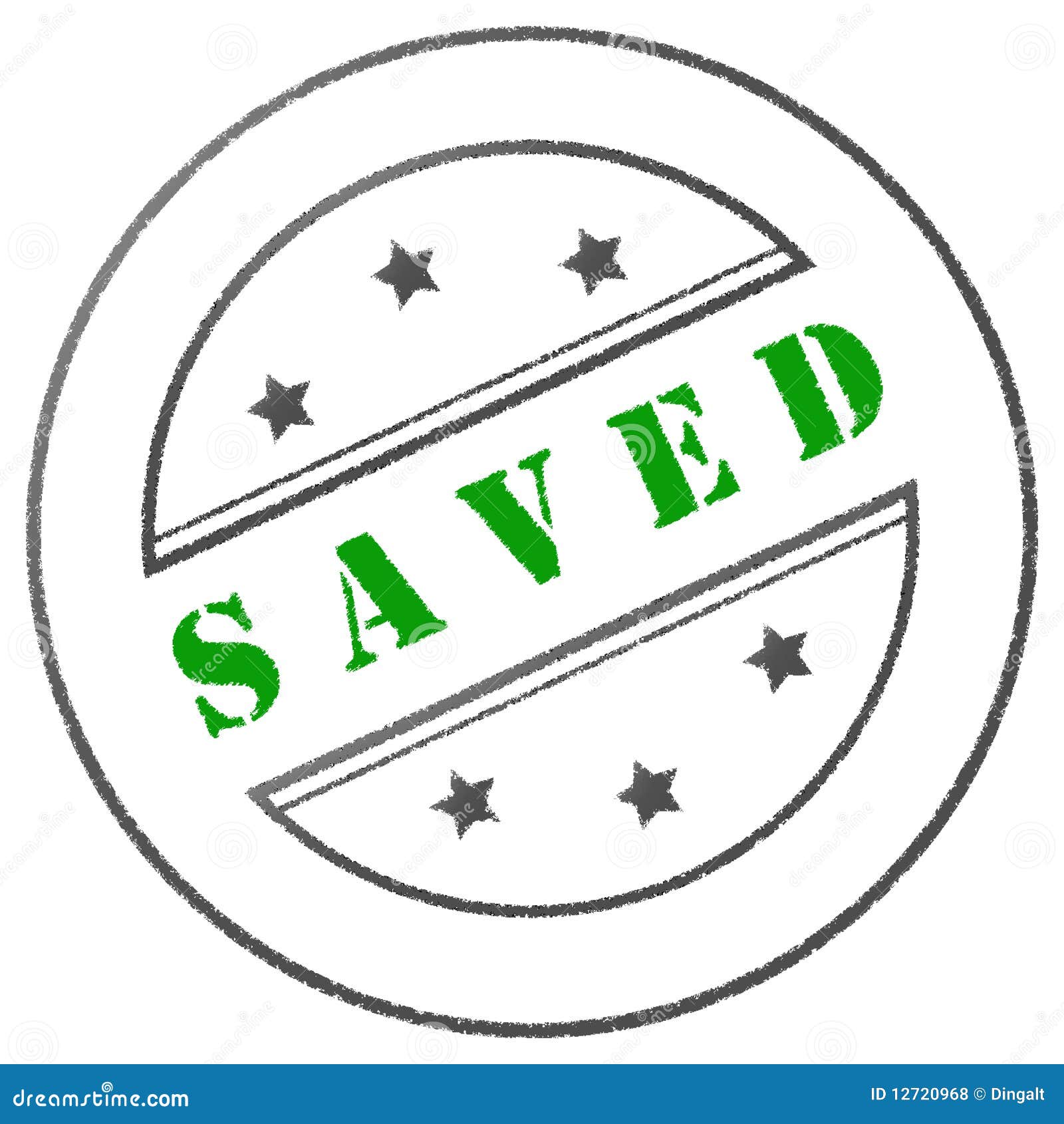Stamp Saved stock illustration. Illustration of card - 12720968