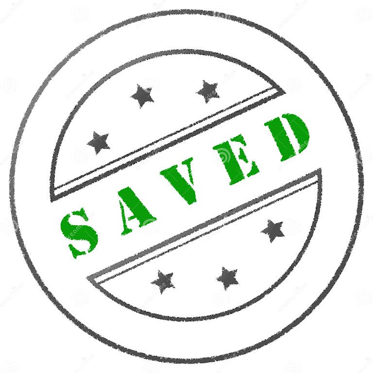 Stamp Saved stock illustration. Illustration of card - 12720968