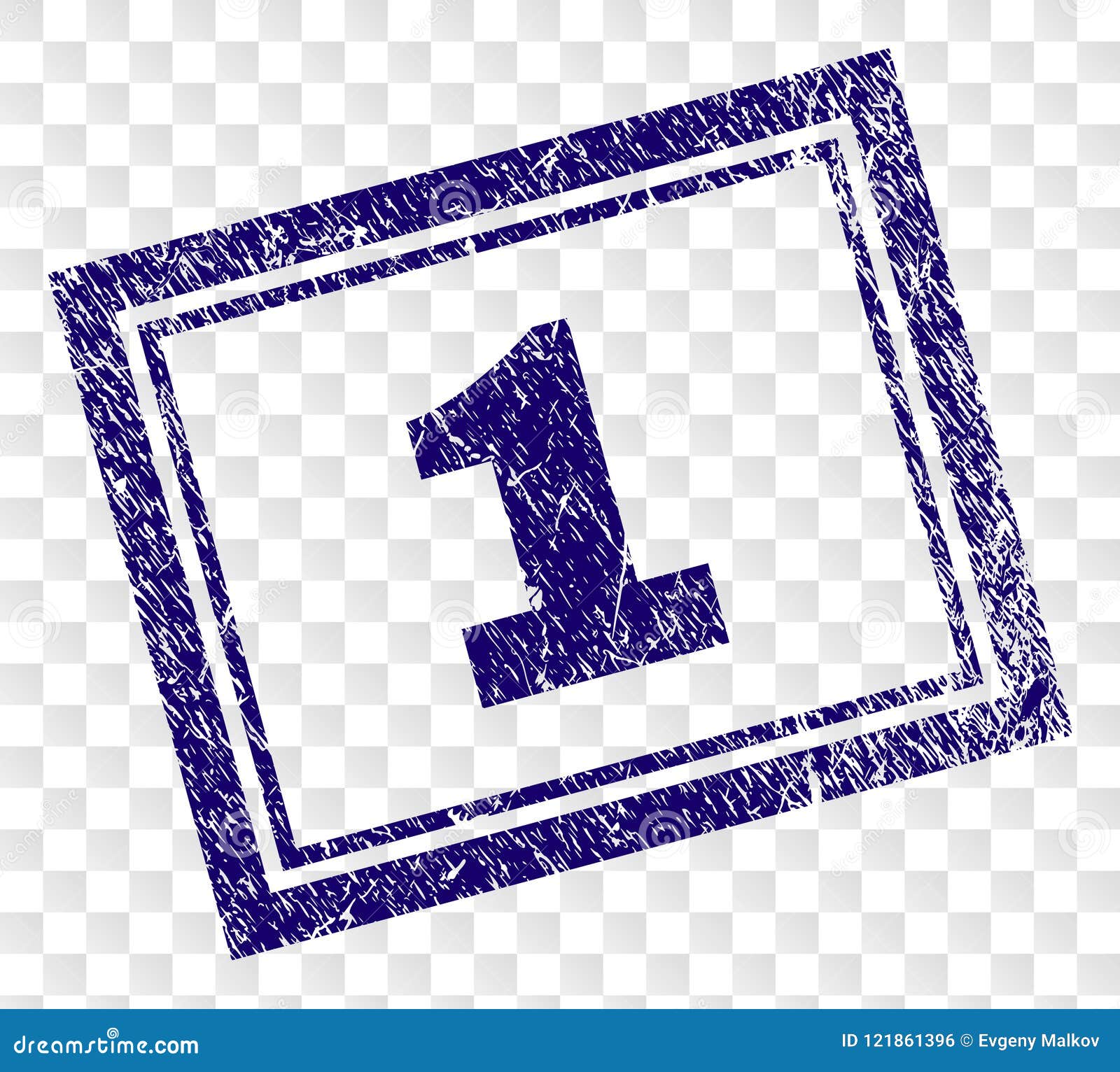 Grunge 1 Rectangle Stamp stock vector. Illustration of frame - 121861396