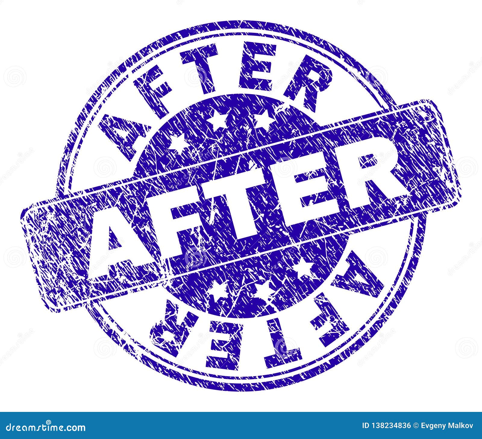 Grunge Textured after Stamp Seal Stock Vector - Illustration of overlay ...