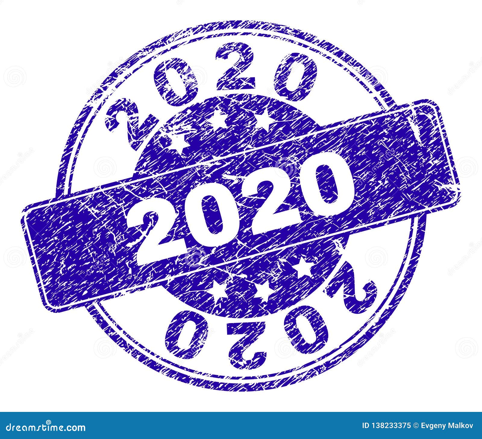 Scratched Textured 2020 Stamp Seal Stock Vector - Illustration of stamp ...