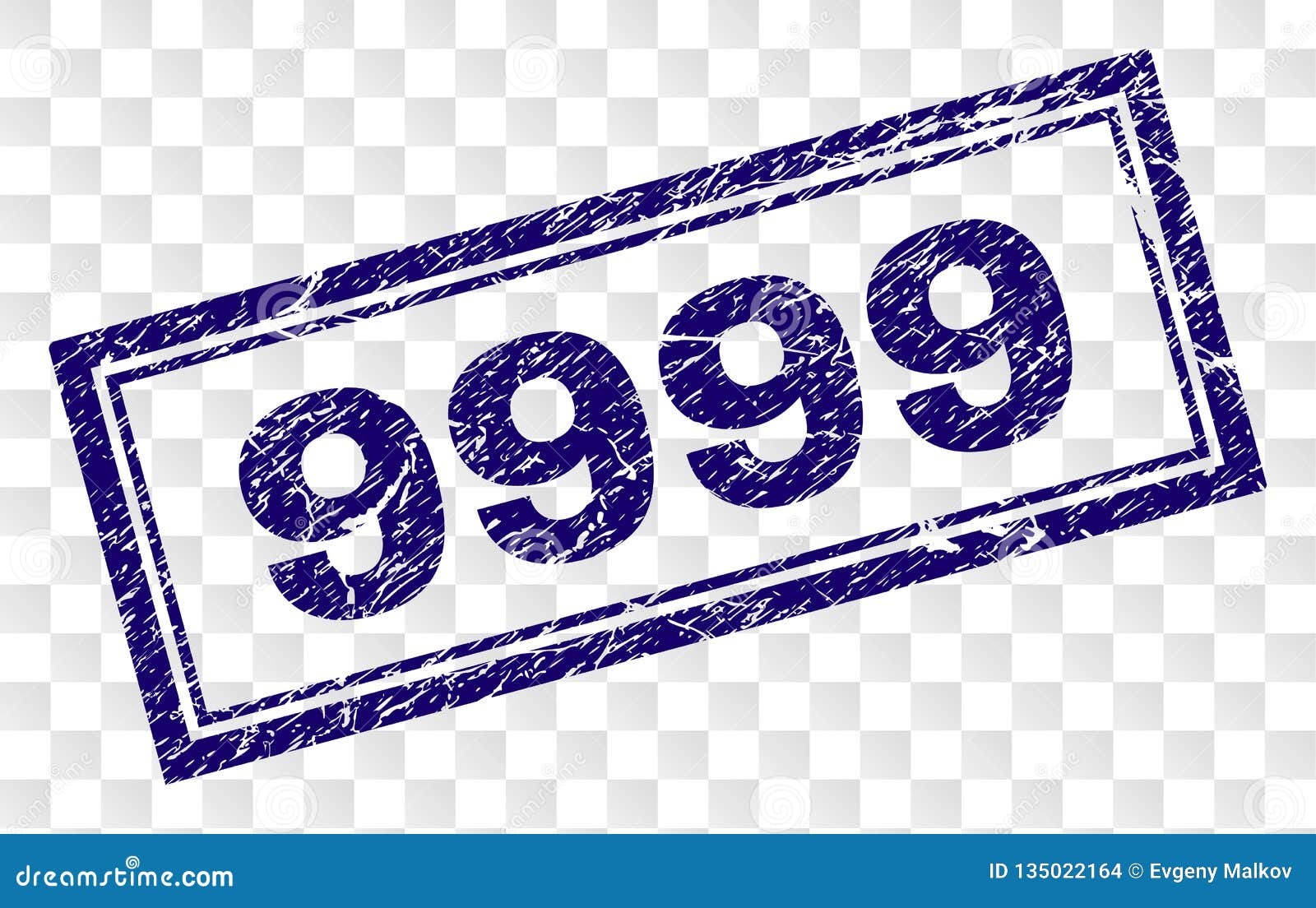 Scratched 9999 Rectangle Stamp Stock Vector - Illustration of digit ...